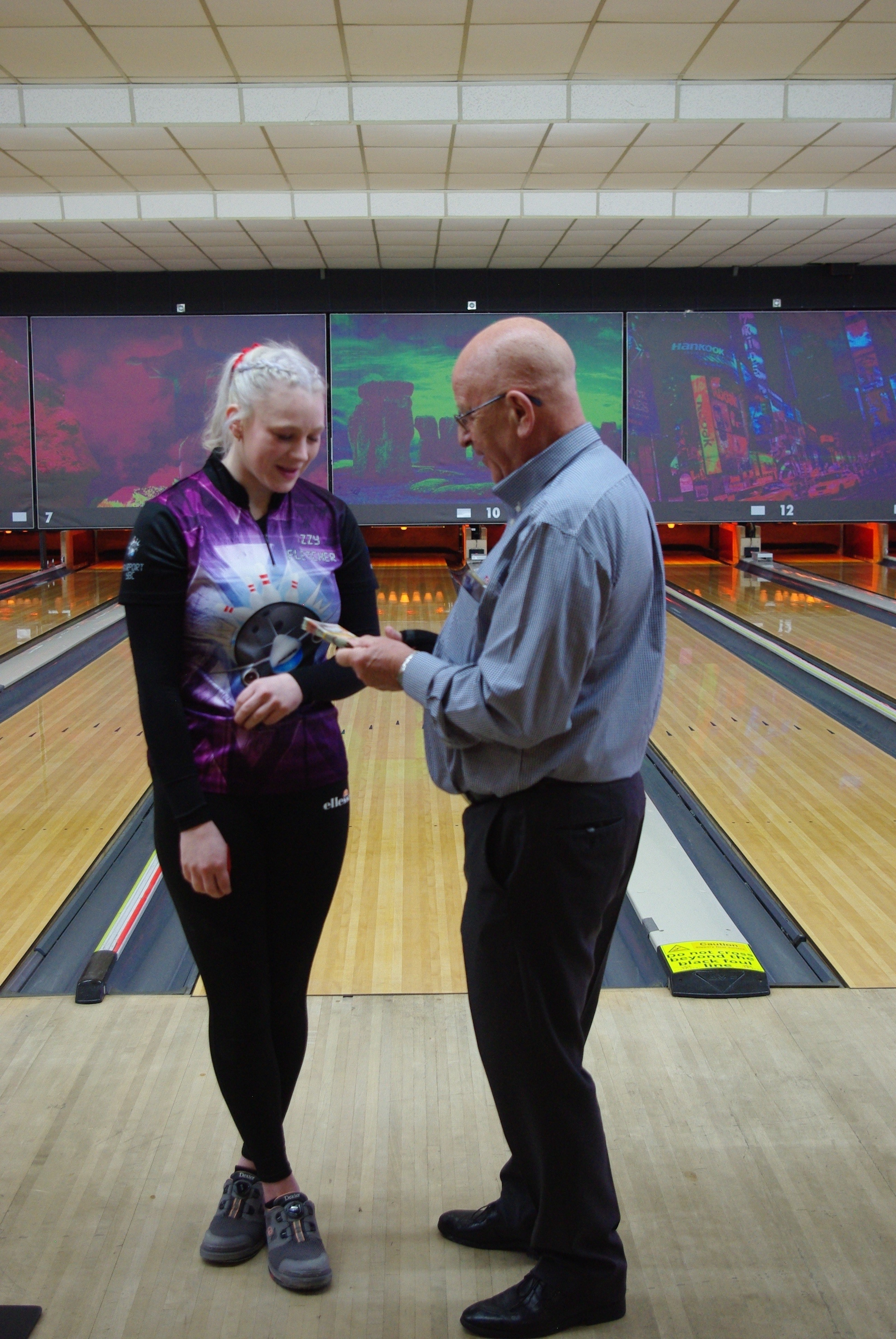 Izzy Fletcher in the record-books as first female to bowl sanctioned ...